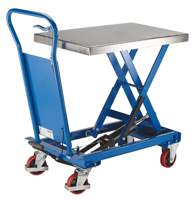 Lyftvagn Standard, LxB 830x500 mm, lastkapacitet 250 kg | Gerdmans