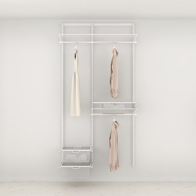 Hyllsystem ELFA Hallförvaring 45, färdigt paket för hall eller garderob ...